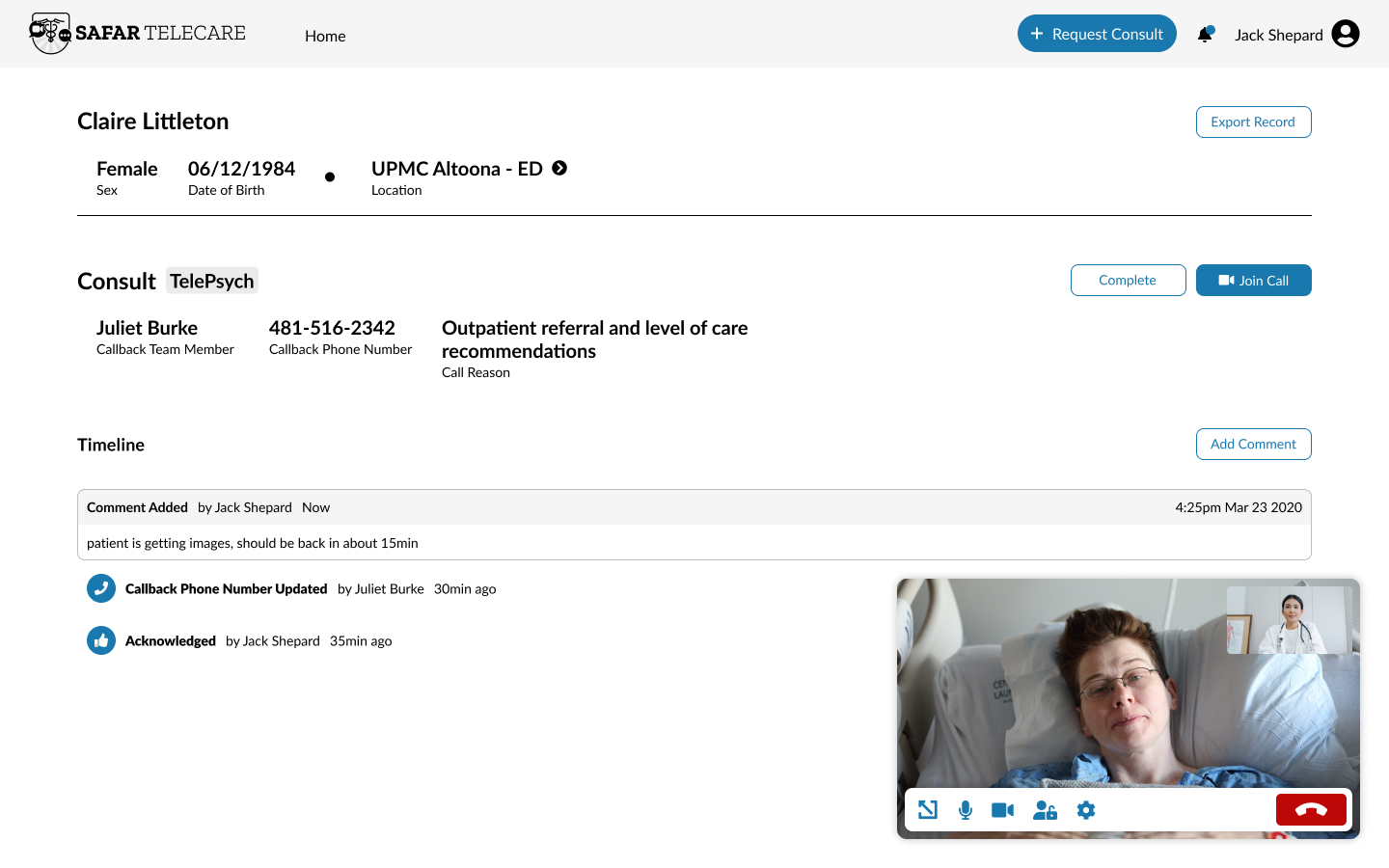 Safar TeleCare